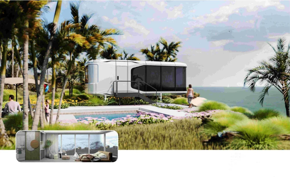 Luxury Prefab Vessel - Mobile Commercial Home for Tourism