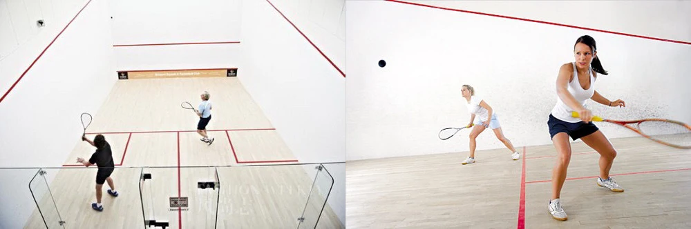 High Quality Double Color High Bounce 6cm Squash Balls