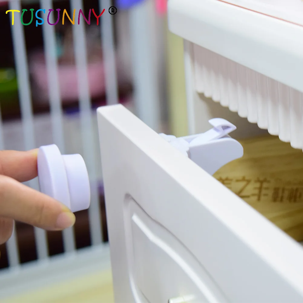 New Baby Cabinet Safety Products Child Safety Magnetic Cupboard Lock ...