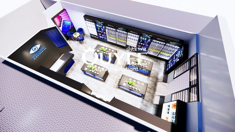 Store Interior Design - Showcase Laptop & Phone Accessories