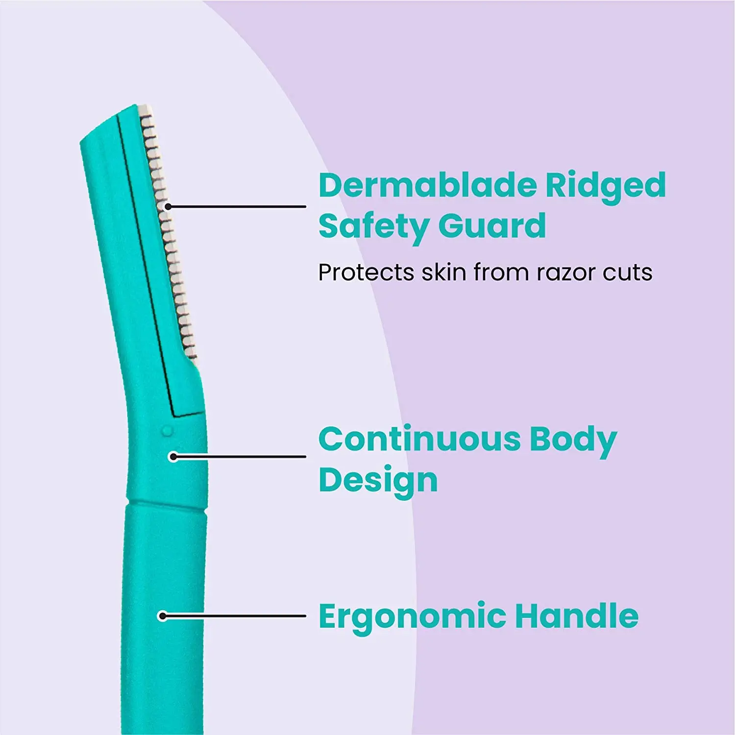 Single Blade Women's Eyebrow razor Facial Exfoliating Beauty Tool ...