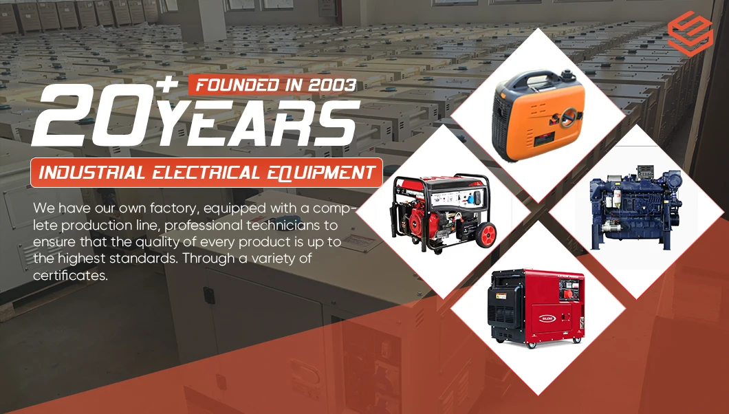 YHS 8kw 10kw 15kw 20kw Diesel Power Generators Three Phase 50hz 60hz ...