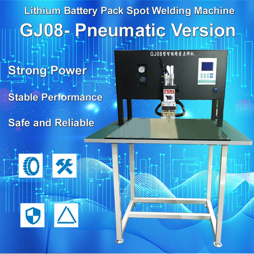 18650 Battery Cell Spot Welder Manual Foot Ac Precision Table Gantry ...