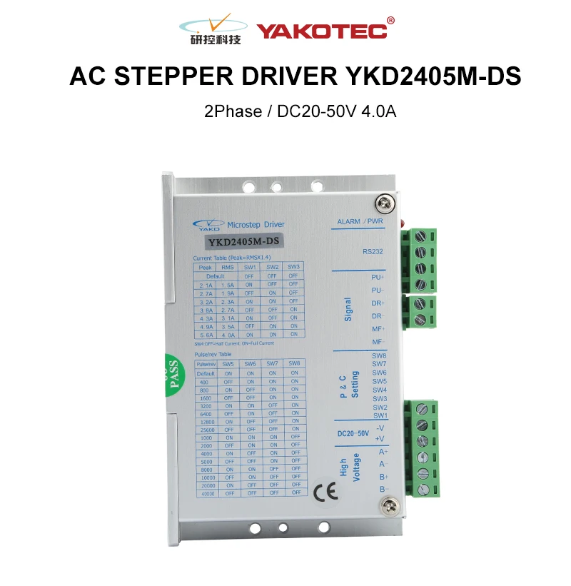 YAKO Motor Driver YKD2405M - Digital Stepper Controller