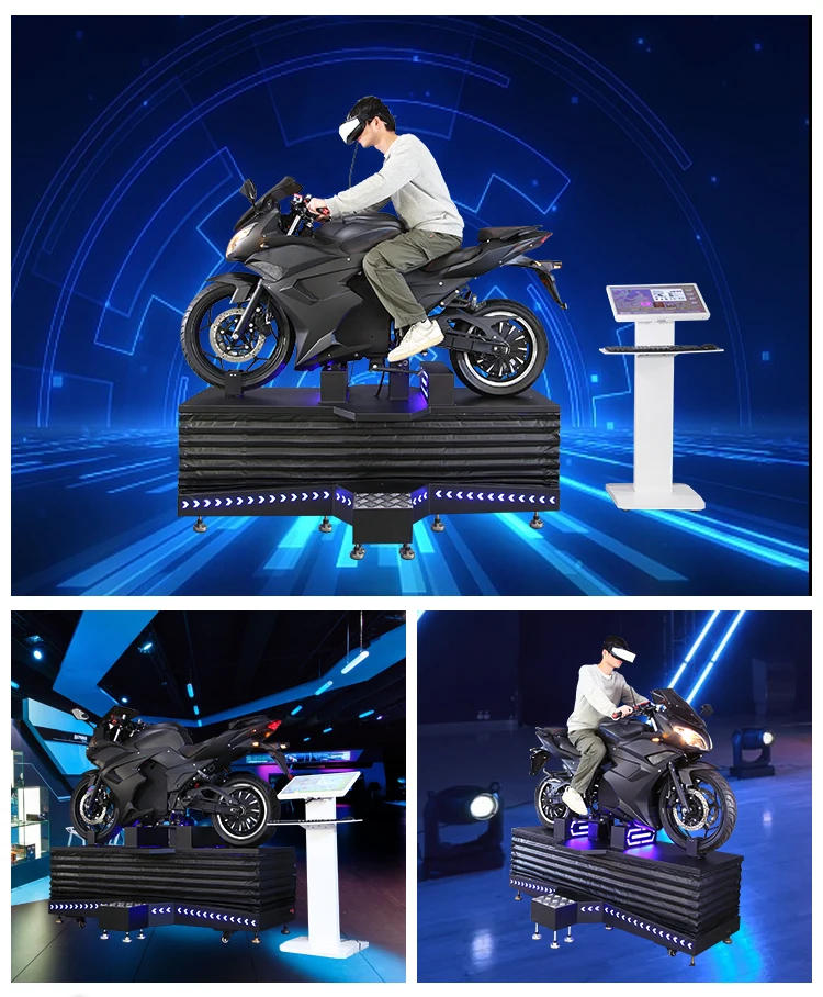 Yhy Super Attractive Vr Ride Motorcycle Machine 3 Dof Driving Motor ...