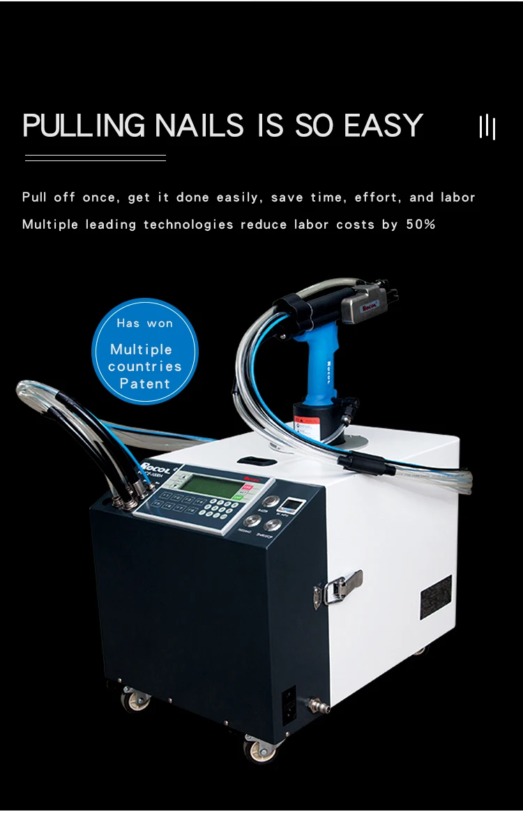 Rocol Automatic Feeding Riveting Machine Pneumatic Riveter Nut Pulling ...