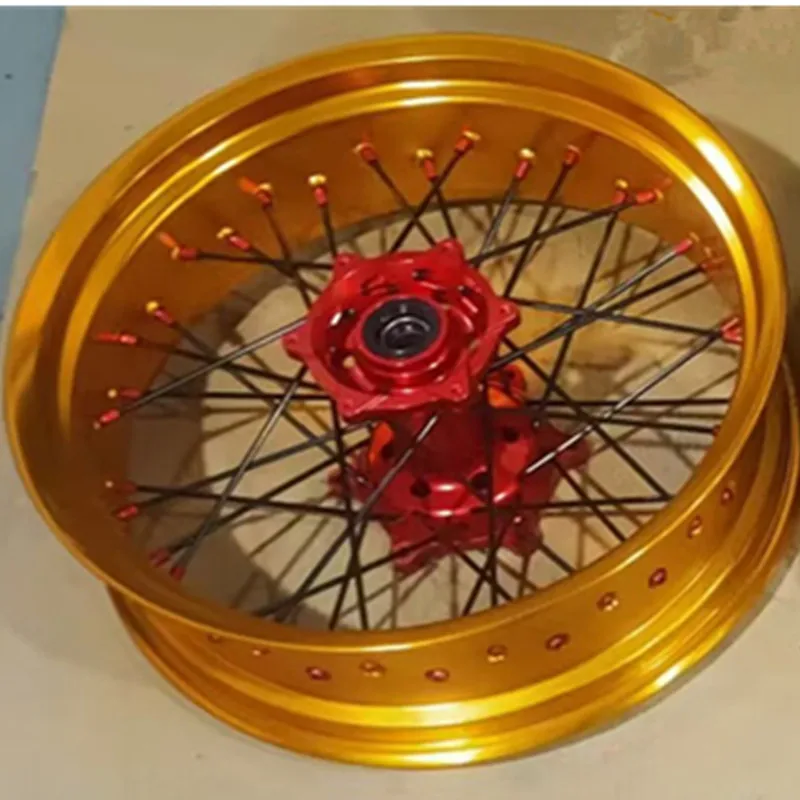 RR125/200 2024 2-Stroke aluminum alloy anodized 36spoke supermoto wheel ...