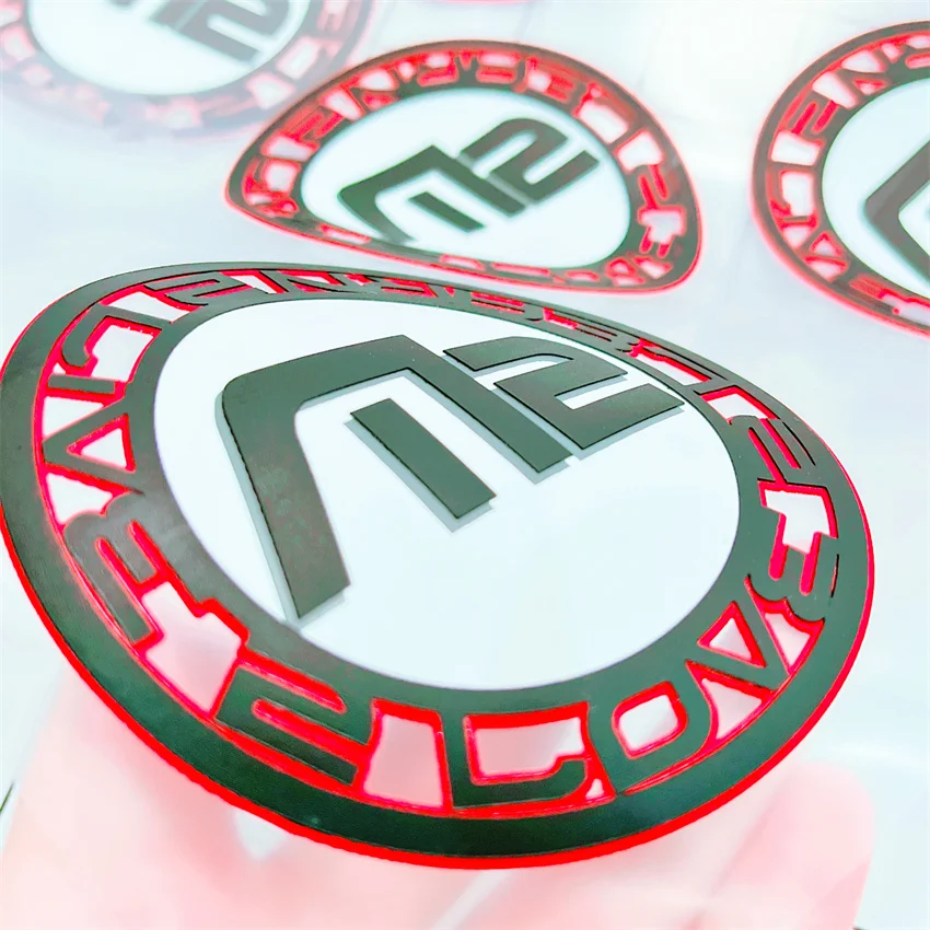 Custom 3D Silicone Logo Heat Transfer Sheets for T-shirts