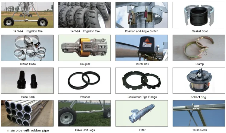 Agricultural Lateral Move Irrigation Equipment/farm Four Wheel Linear ...