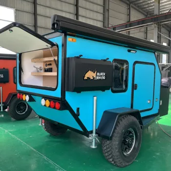 12ft Offroad Hybrid Pop Top Caravan Rv With Plenty Storage And Fold Out ...