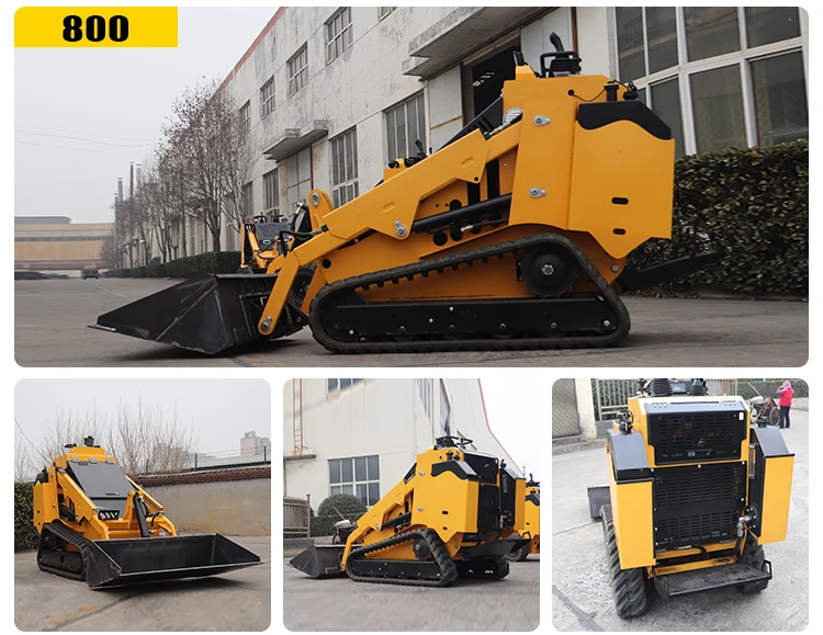 Mini Skid Steer Loader with Bucket Trencher - Free Shipping