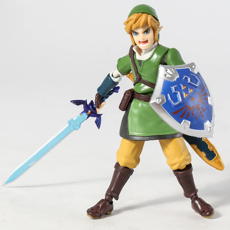 The Legend Of Zelda Skyward Sword 14cm Link Action Figure Figma 153 ...