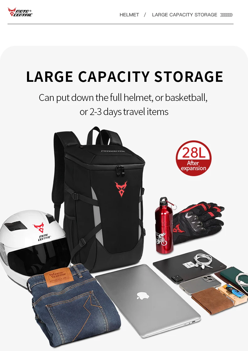 Multifunctional Motorcycle Helmet Bag Waterproof Motorbike Travel ...