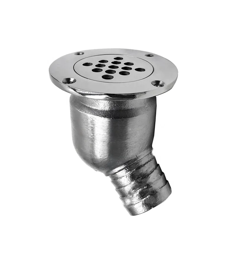 Stainless Steel 316 Stainless Steel Cockpit Drain Scupper With Ball ...