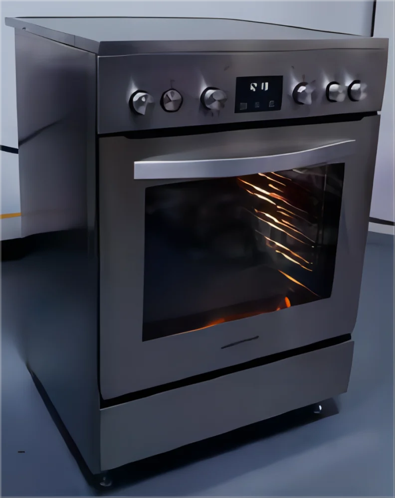 gas stove with oven 4 Induction cooker with electric oven free standing ...
