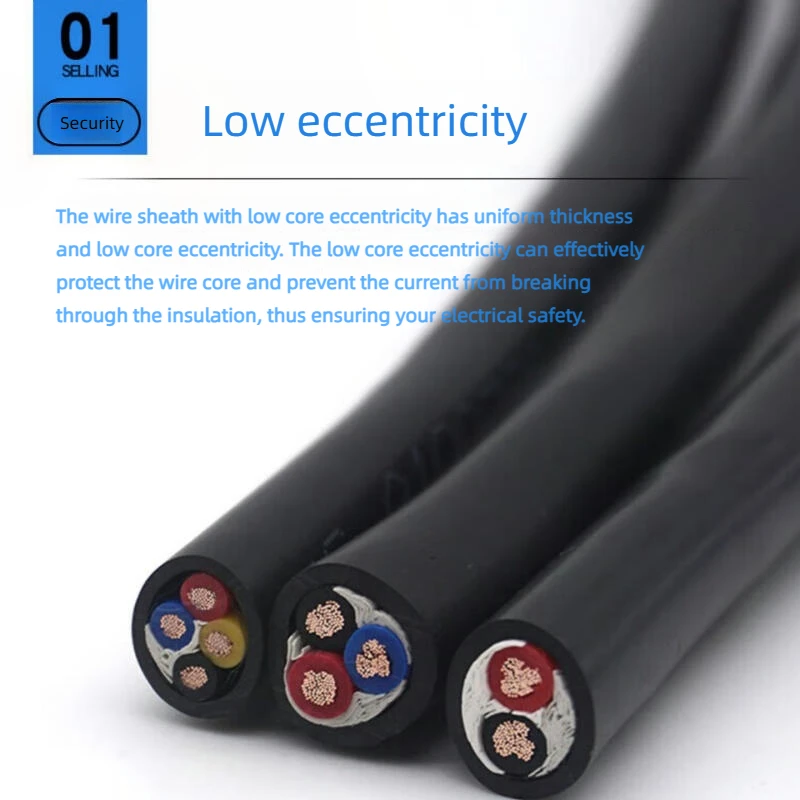 Copper Conductor Royal Cord Flexible Cable RVV - 2 3 4 5 Core
