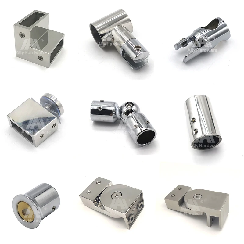 New Design Stainless Steel Glass Railing Fittings Glass Corner ...