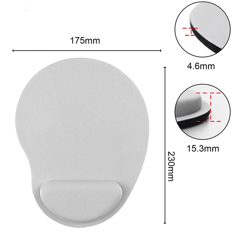 Promotional Ergonomic Mousepad With Wrist Support Mouse Pad Wrist Rest ...