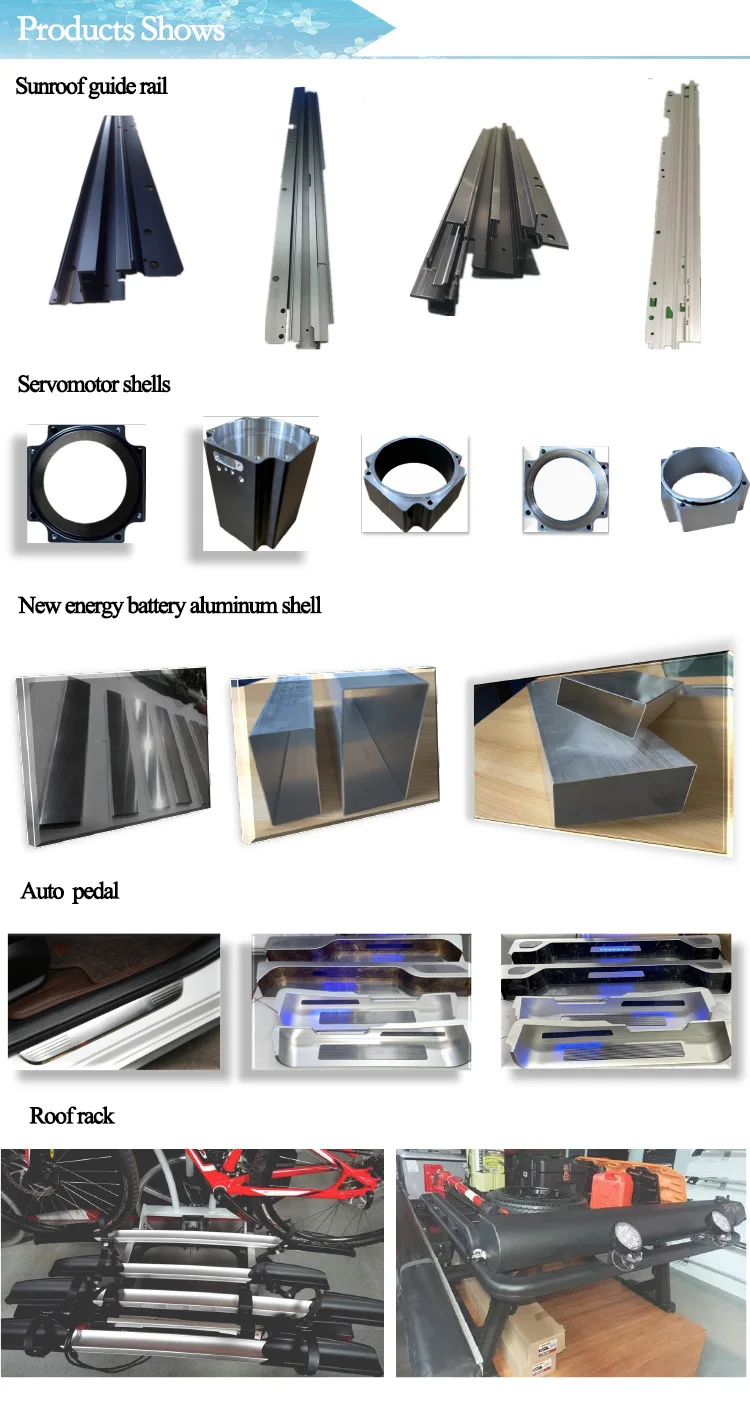 Aluminum Profile Machining Sunroof Guide Rail for Auto