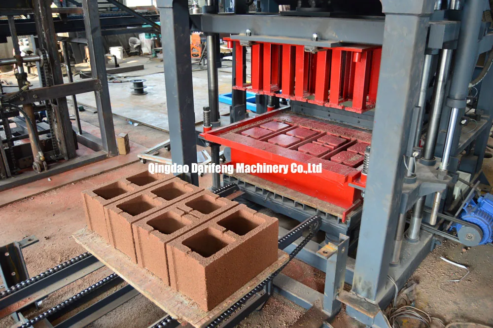 Automatic Hydraulic Concrete Color Paver Interlocking Block Machine For ...