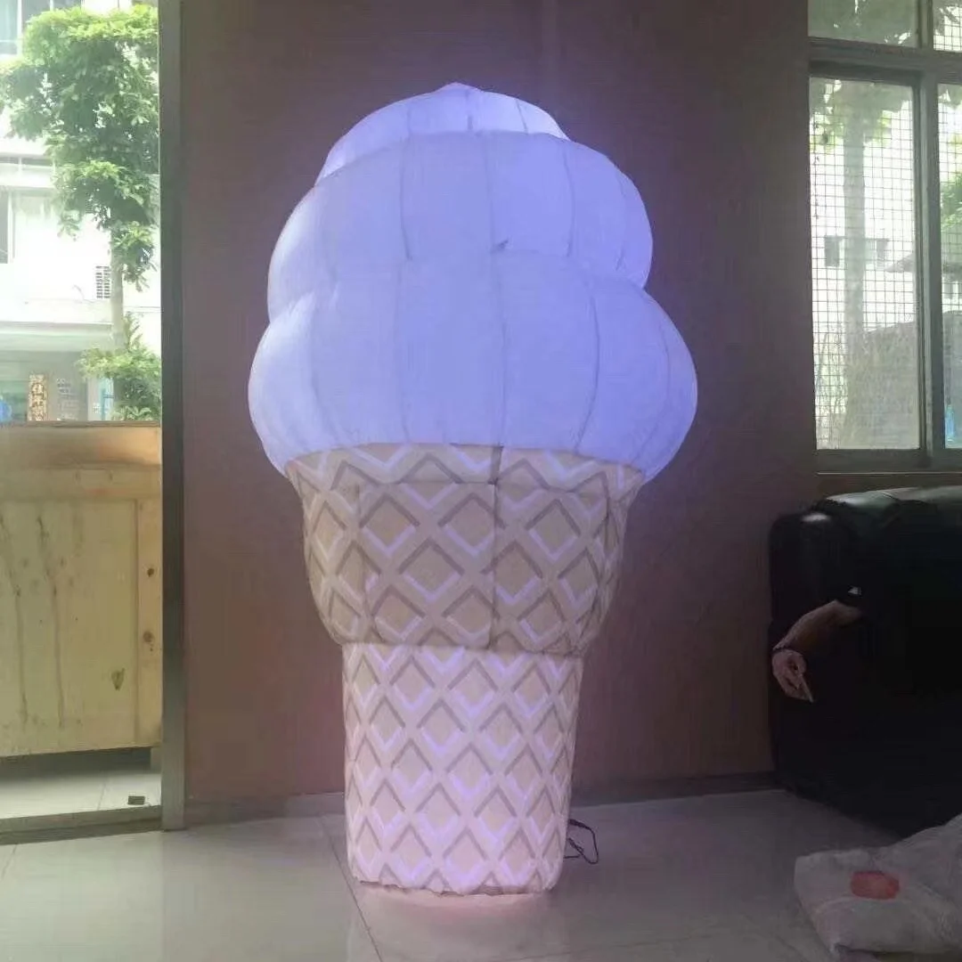 Giant Inflatable Ice Cream Cone with Custom Logo - Tubo
