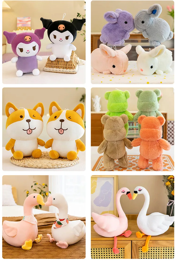 Factory Cheap Promotion Crane Machine 16-20cm Mix Plush Toys Vending ...