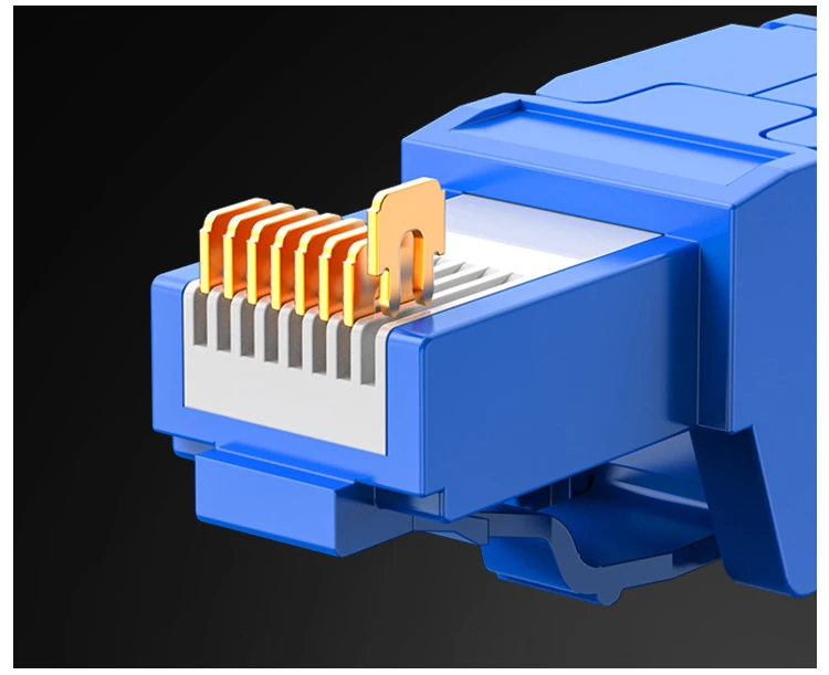 Zhefan Network Stp Cat7 Cat8 Tool Free Ethernet Rj45 Connector Shielded ...