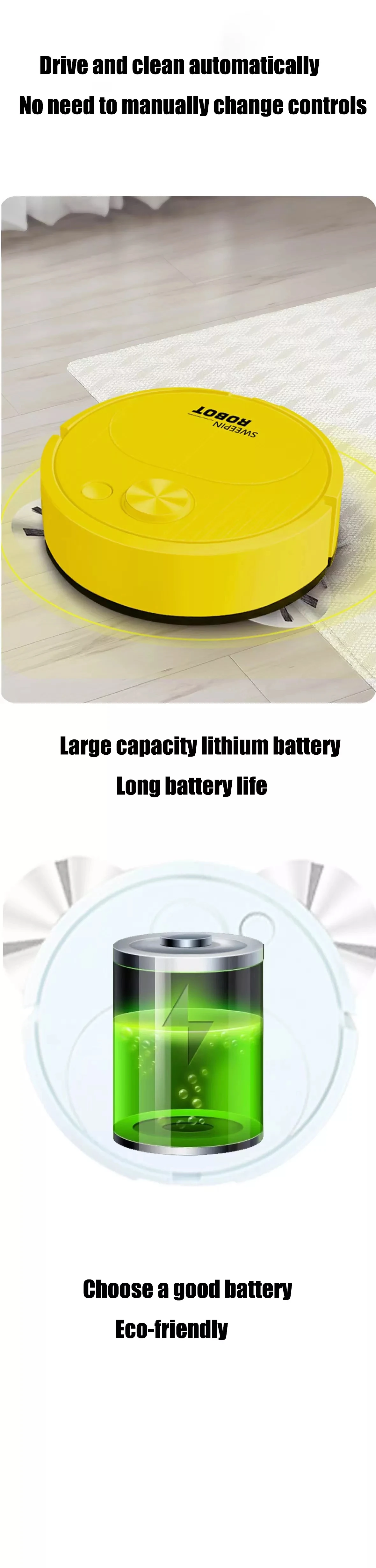 Smart Vacuum Cleaner - Quiet, Clean, and Intelligent