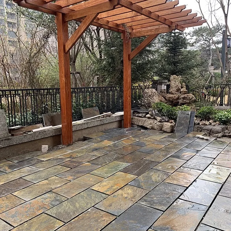 Natural Driveway Stone Black Jiangxi High Quality Slate French Pattern ...