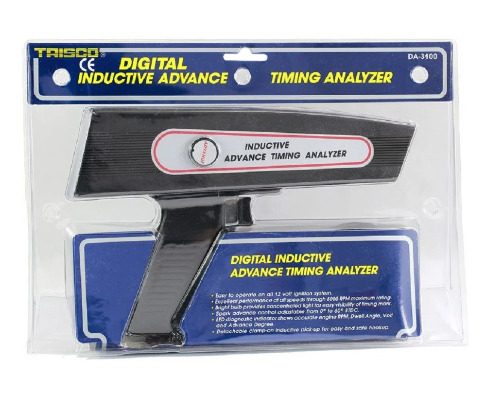 DA3100D Digital Ignition Timing Light Gun Petrol Car Moto Engine Strobe ...