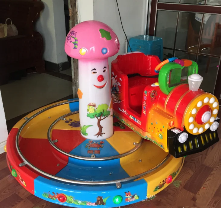 Dinibao Lovely Coin Operated Kid Train Ride Indoor Train Game Machine ...