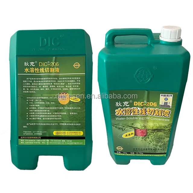DIC-206 WATERSOLUBLE WEDM CONCENTRATE - Green & Efficient