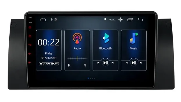 Xtrons 9" Android 12 Octa Core Car Stereo For Bmw X5 E53 / 7 Series E38 ...