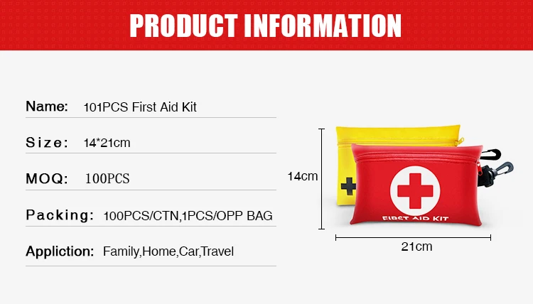 Custom Medical Equipment - Mini CE ISO Certified First Aid Kit
