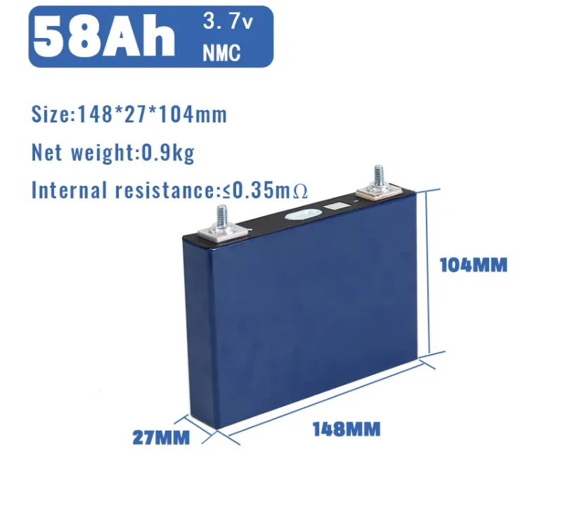 Calb Lifepo4 3.7v 58ah电池2000循环充电电池，用于太阳能系统 - Buy 58ah Calb,58ah 3.7v,3 ...