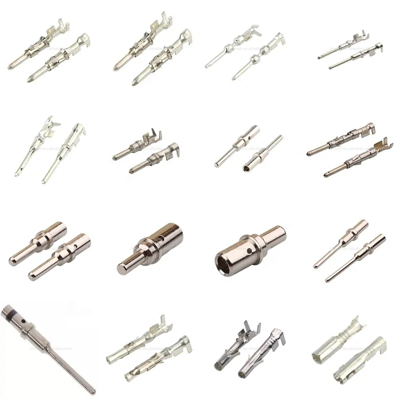Automotive Electronic Terminal Connector Copper Terminals Pin Crimp ...