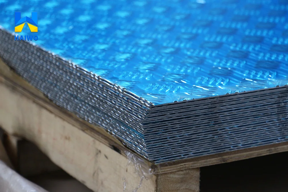 1060 3003 5052 5082 4*8 Embossed Sheet Alloy Aluminum Pattern Anti-slip ...