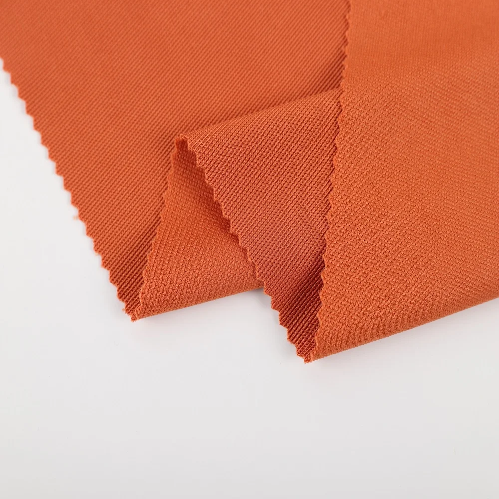 95% Polyester 5% Spandex Stretch Ottoman Rib Knit Fabric