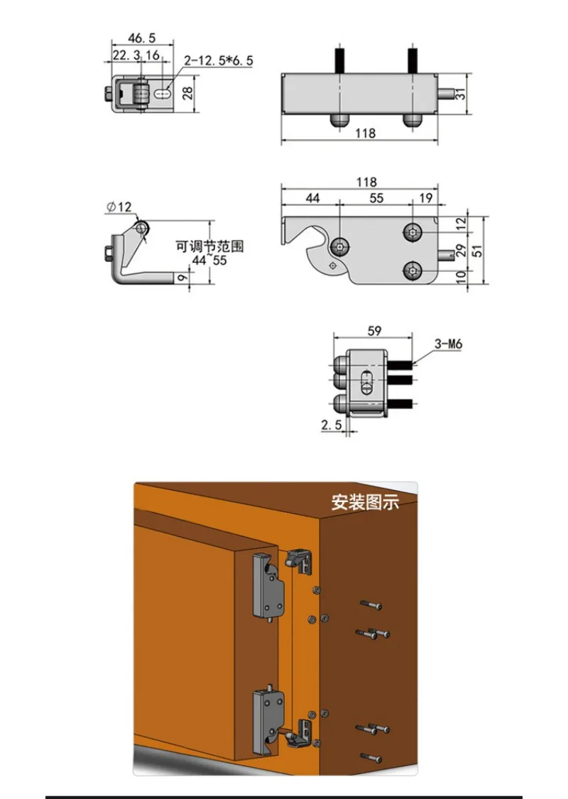 Explosion -Proof Latch Lock Test Chamber Compression Catch for Door ...
