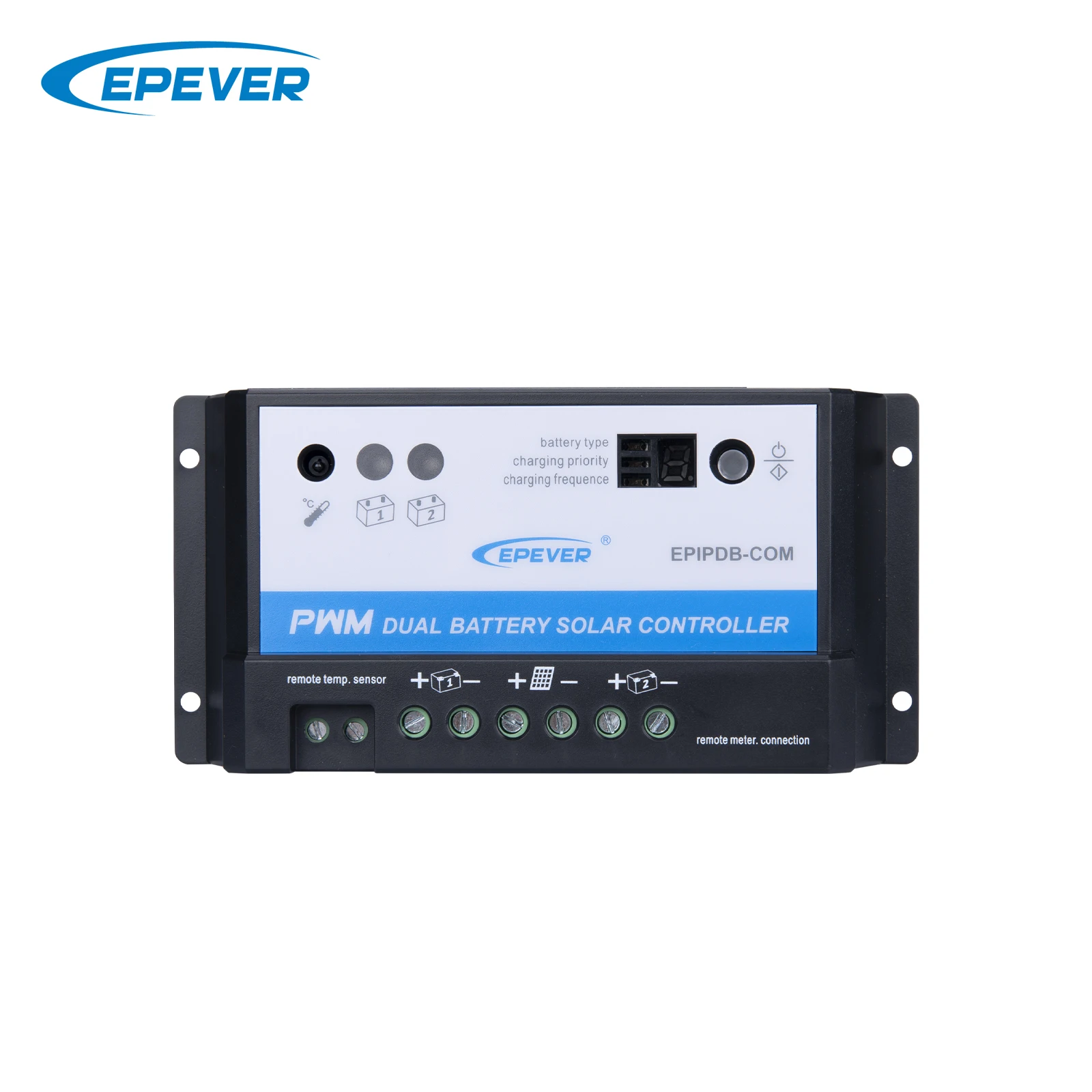 Epipdb-com Pwm Dual Battery Solar Controller 12/24v Auto Solar Charge ...