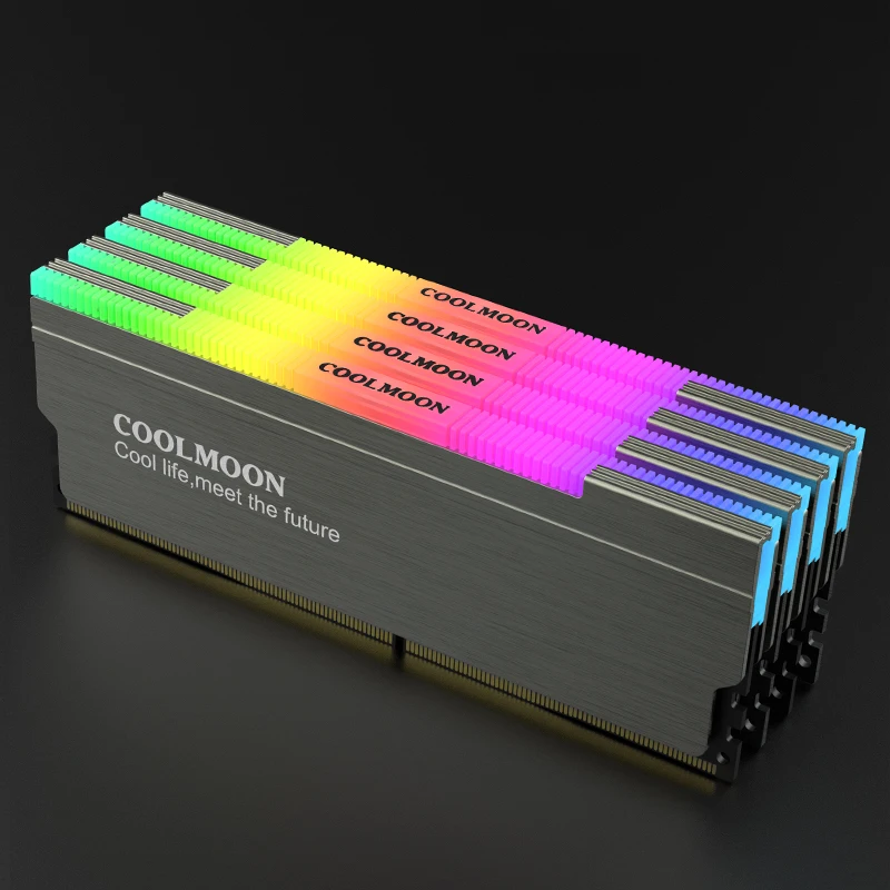COOLMOON Memory Heatsink ARGB RAM Cooler - Efficient Cooling
