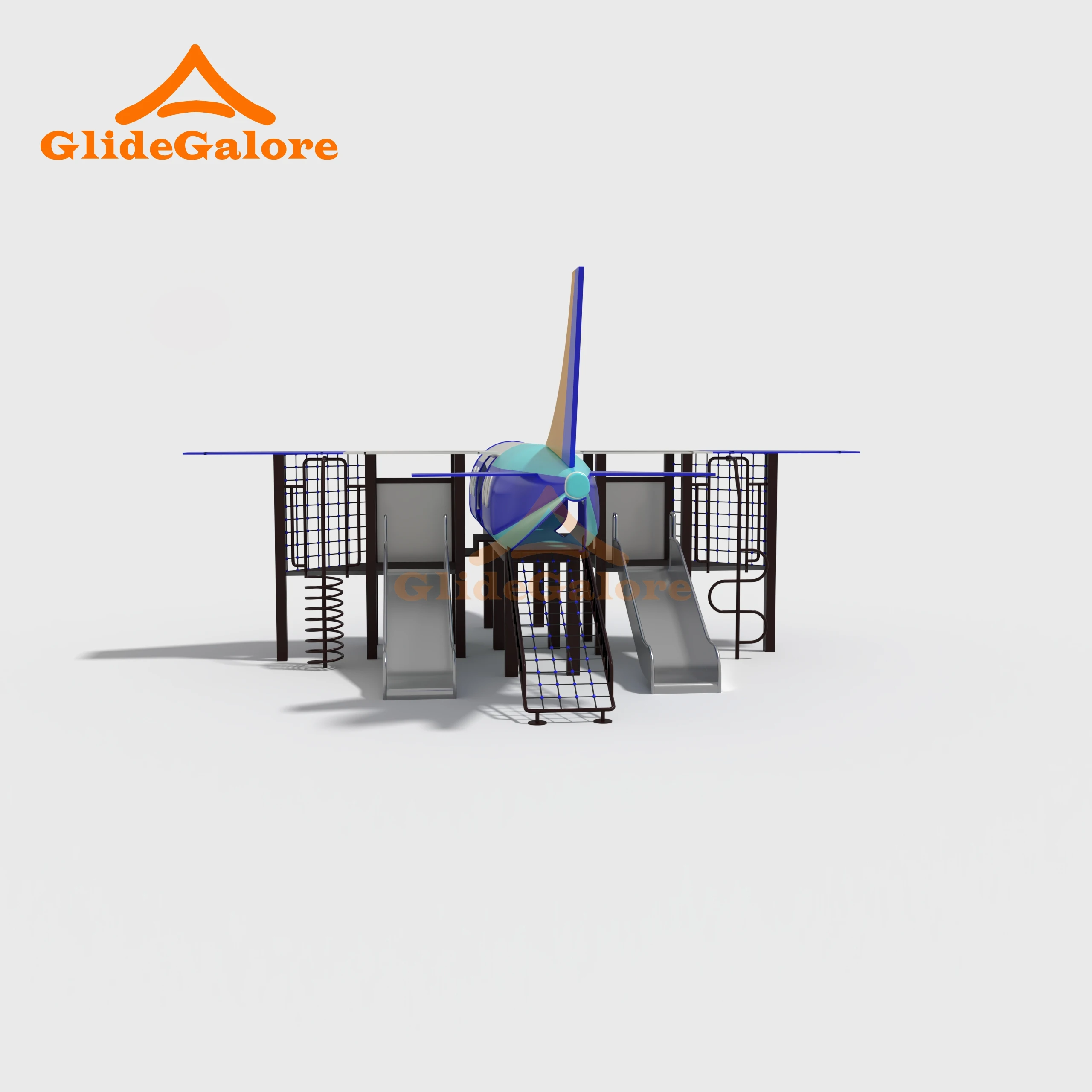 Kids Airplane Slide - Fun & Safety for Outdoor Playgrounds