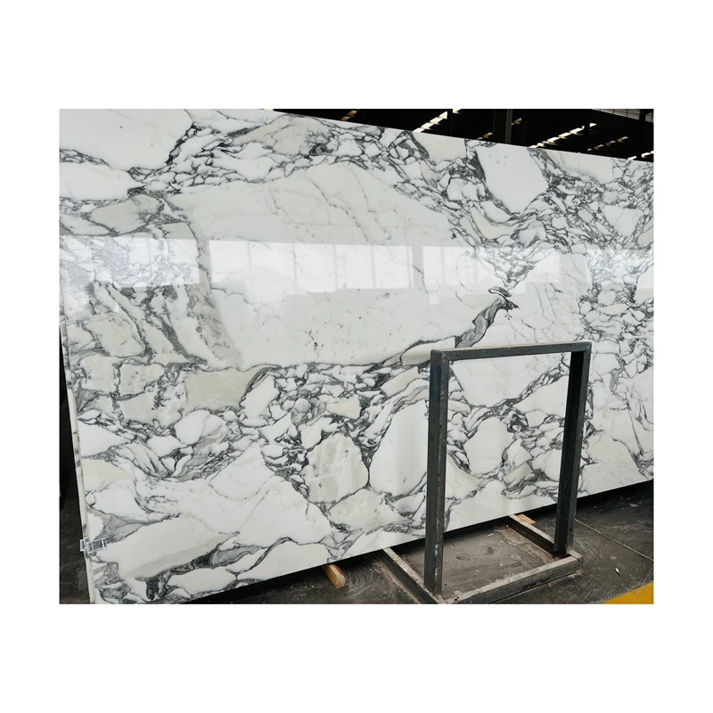 Super Quality Italian Arabescato Staturio White Marble For Tiles Tables ...