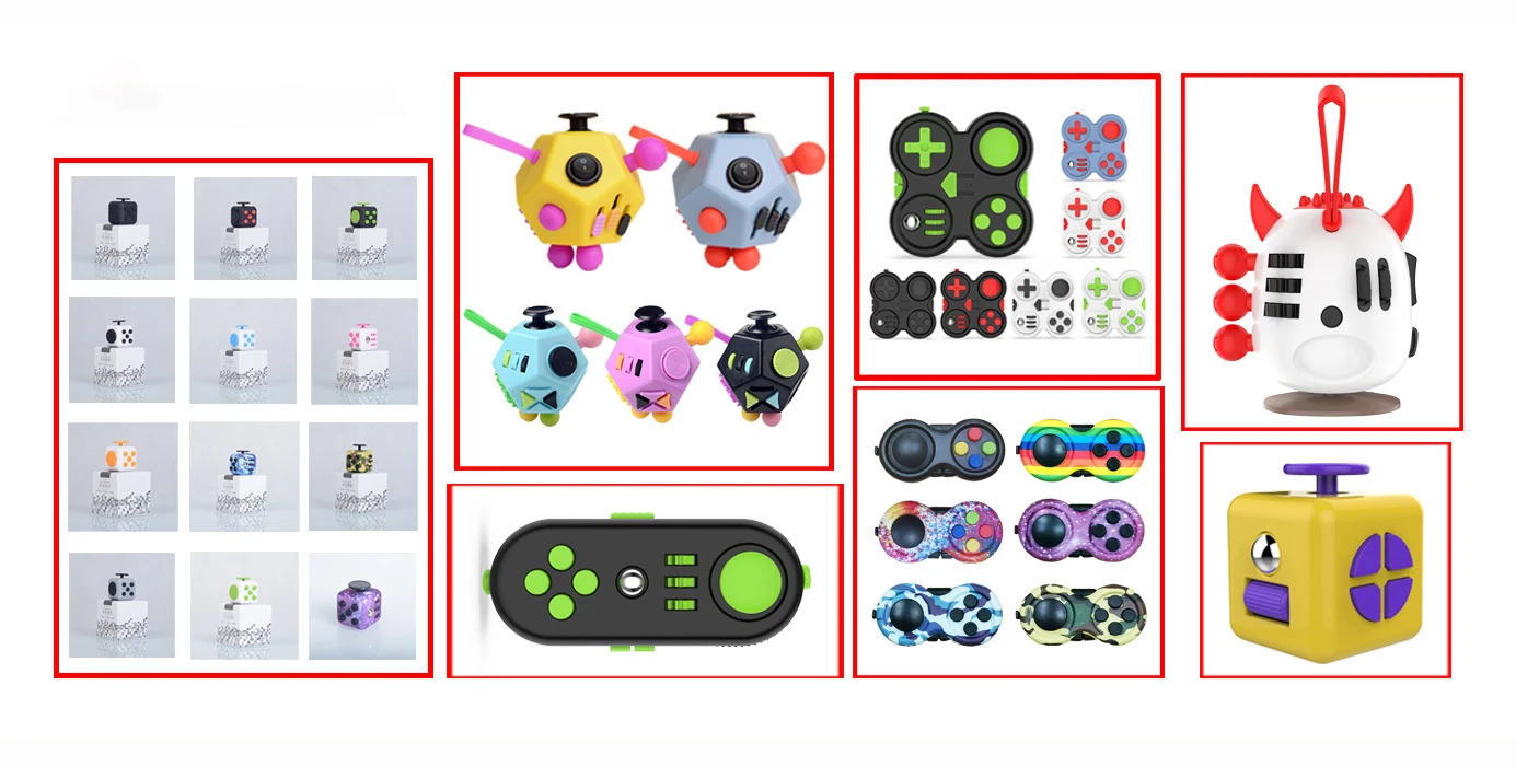 Custom Fidget Cube - Stress Relief Sensory Toys for Kids