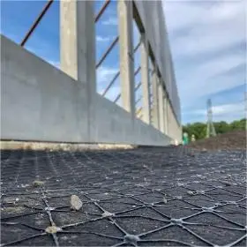 Reinforcement Triaxial Geogrid for Base Stabilization