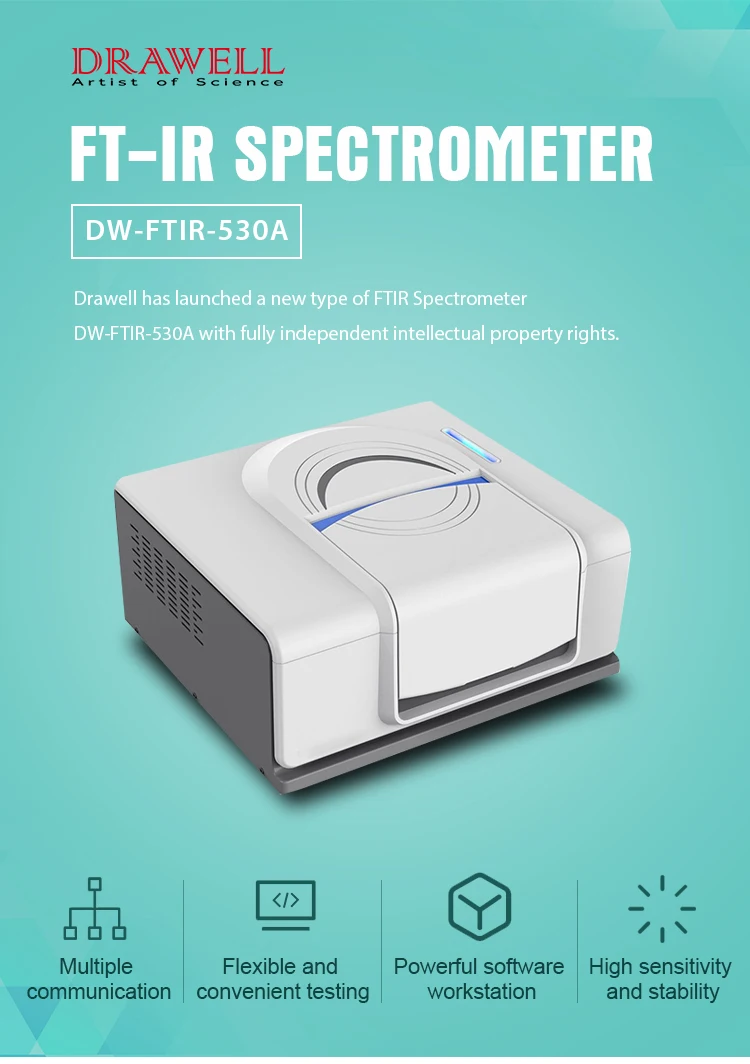 Laboratory Ftir 530a Fourier Transform Infrared Spectrometer Machine ...