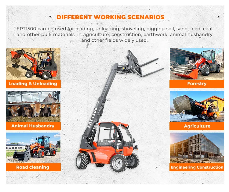 ERT1500 Telehandler - Efficient Mini Loader Solutions