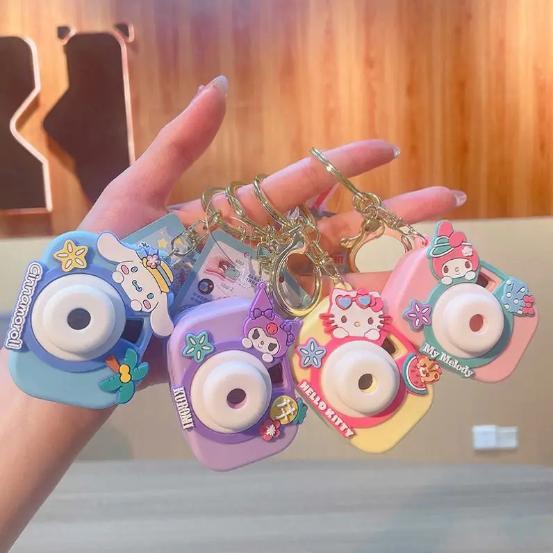 Wholesale Cute Kuromi Projection Camera Sanrio Keychain Women Bag ...