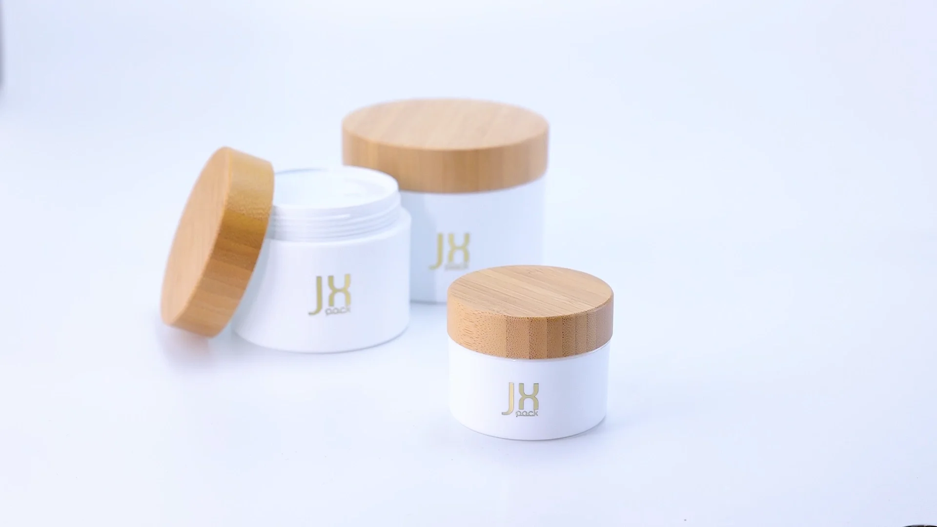 Eco Friendly Natural Bamboo Empty Body Butter Lotion Container Cosmetic ...