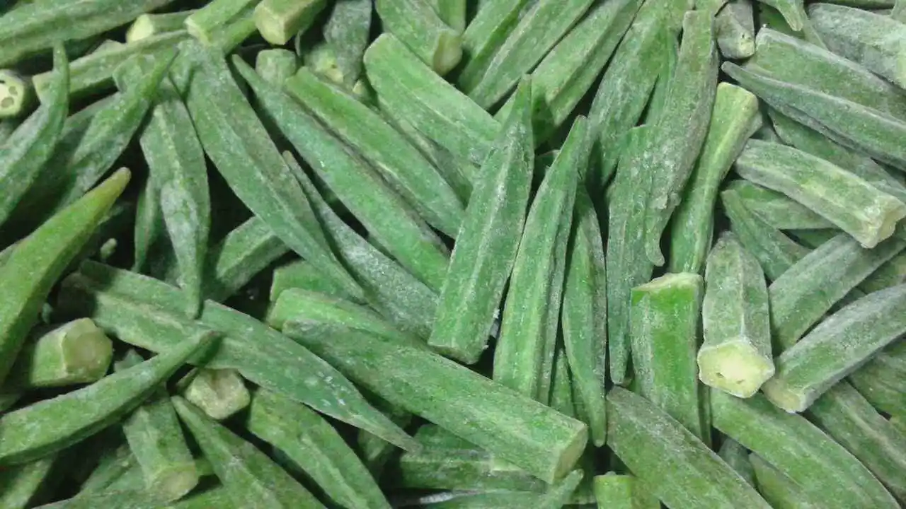 Iqf Okra Whole Frozen Okra Cut and Frozen Vegetables Year SHANDONG Cube ...